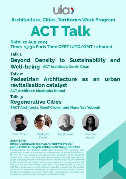 UIA Architecture, Cities, Territories Work Program - ACT Talk - IAB